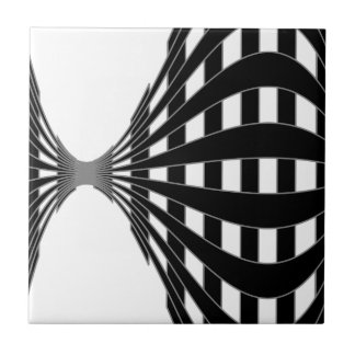 Optical illusion tile