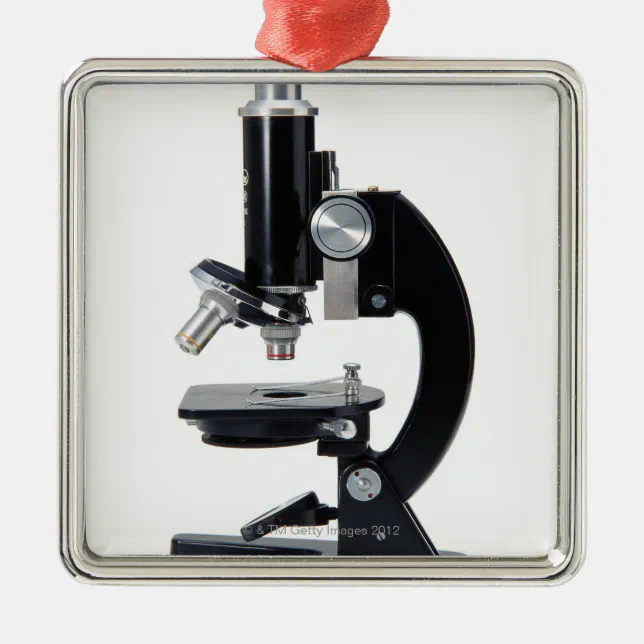 Optical Microscope 2 Metal Ornament | Zazzle