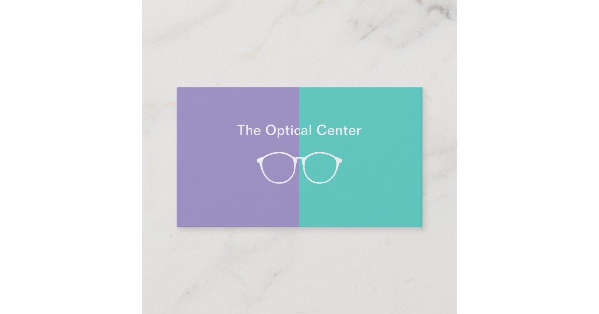 Optical Store Ophthalmologist Business Card | Zazzle