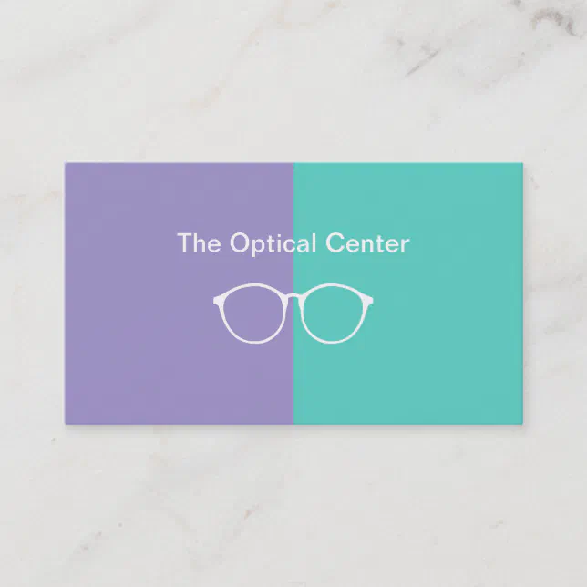 Optical Store Ophthalmologist Business Card | Zazzle