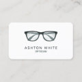 Optician Optometrist Custom QR Business Card | Zazzle