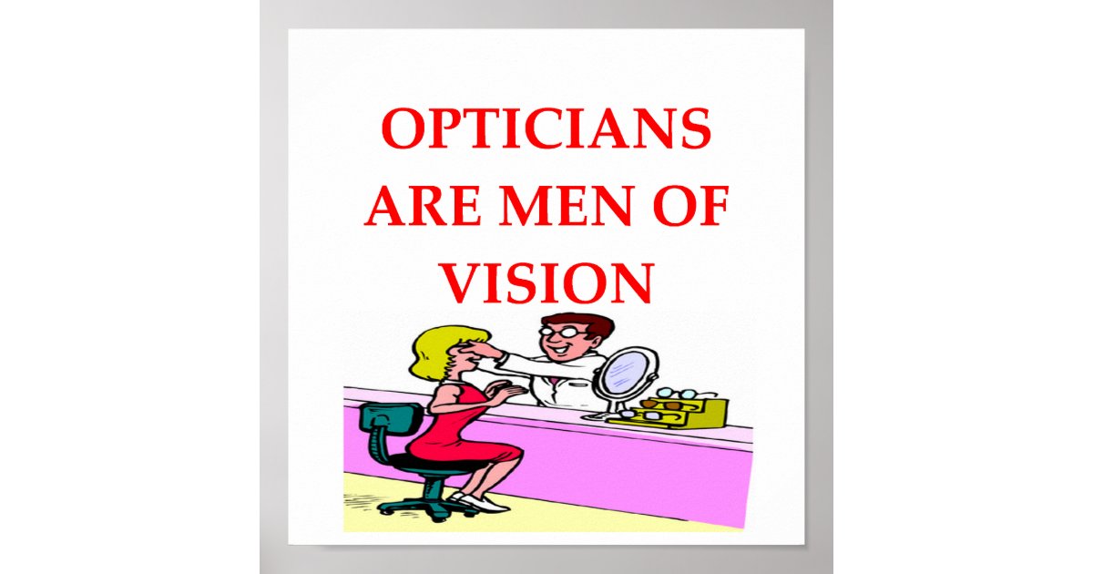 optician poster | Zazzle