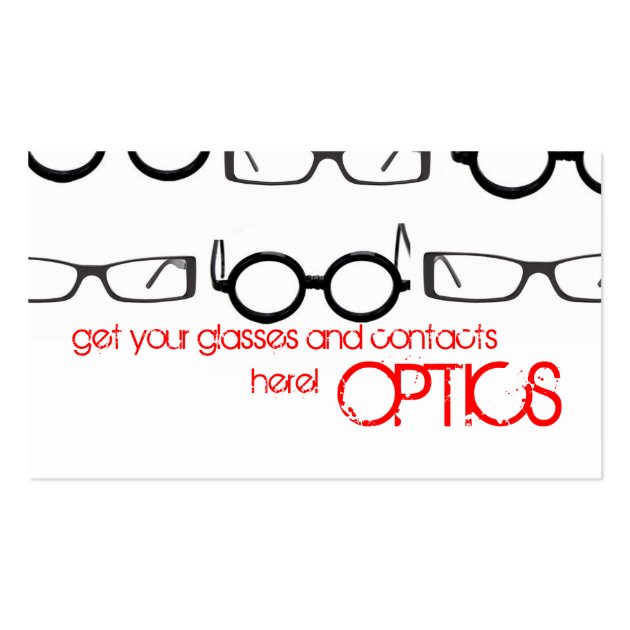 OPTICS BUSINESS CARD TEMPLATES