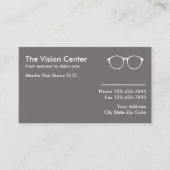 Optometrist And Vision Care Appointment Card | Zazzle