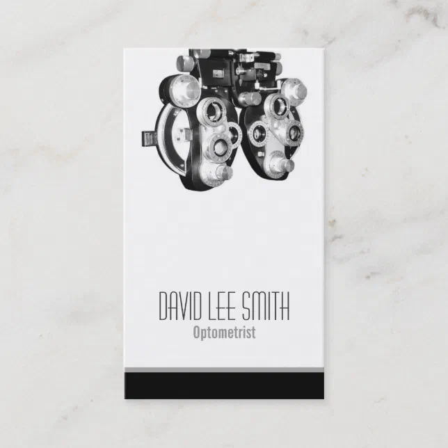 Optometrist Business Card | Zazzle
