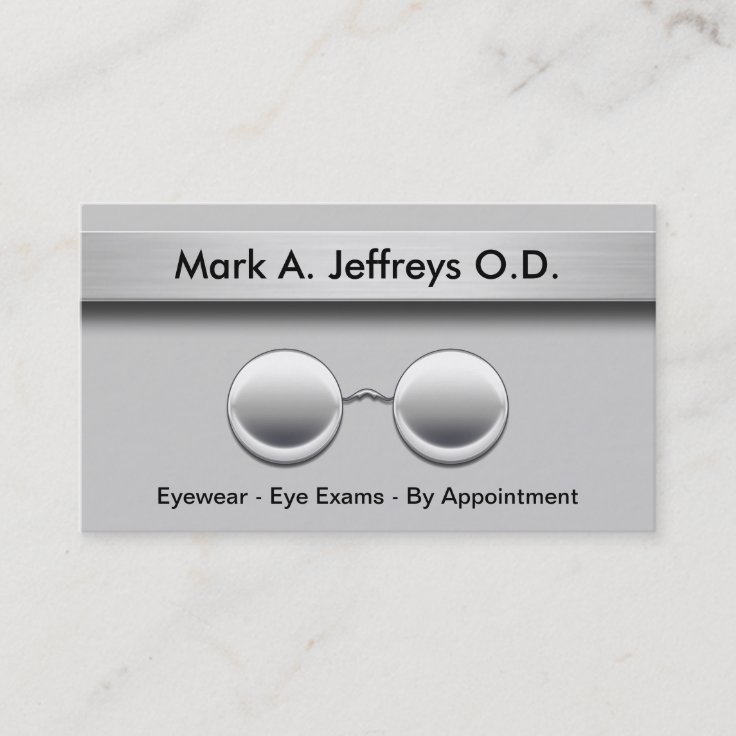 Optometrist Business Cards | Zazzle