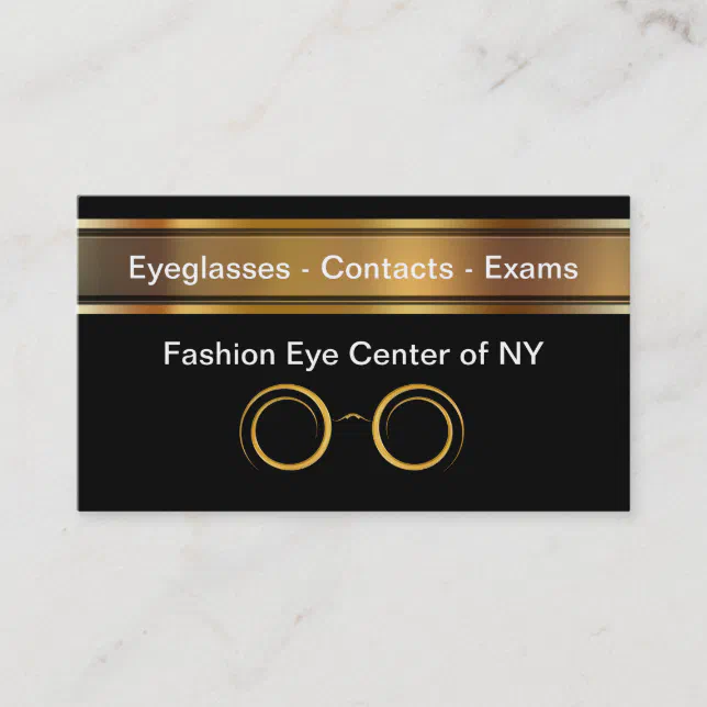 Optometrist Business Cards | Zazzle