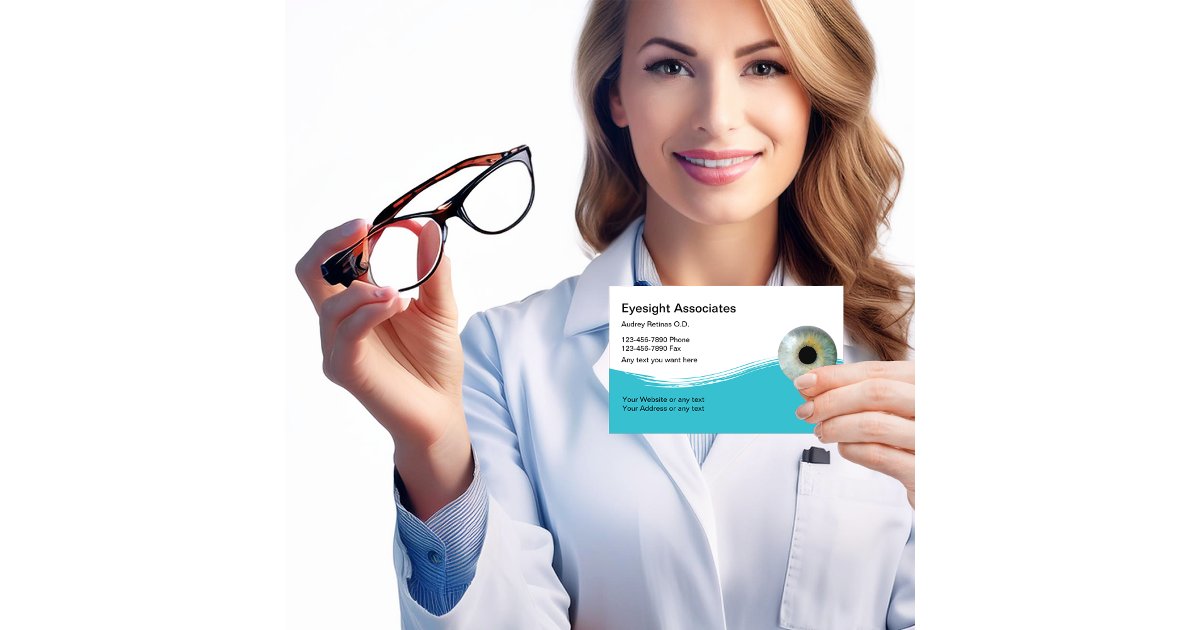 Optometrist Business Cards | Zazzle