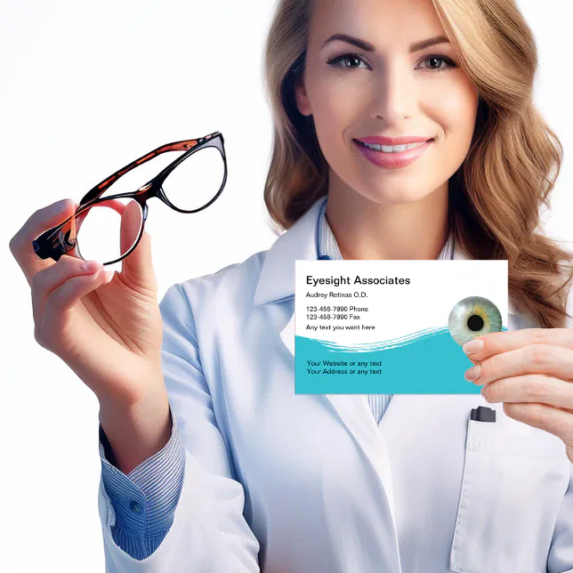 Optometrist Business Cards | Zazzle