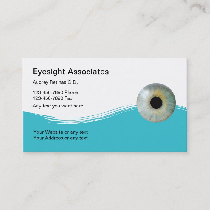 Optometrist Business Cards | Zazzle.com