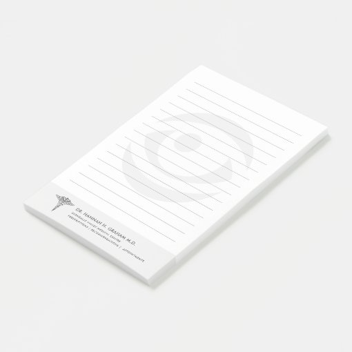 Optometrist | Eye Doctor Customizable Lined Post-it Notes | Zazzle