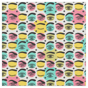 Optometrist Eye Doctor Eye Chart Fabric | Zazzle