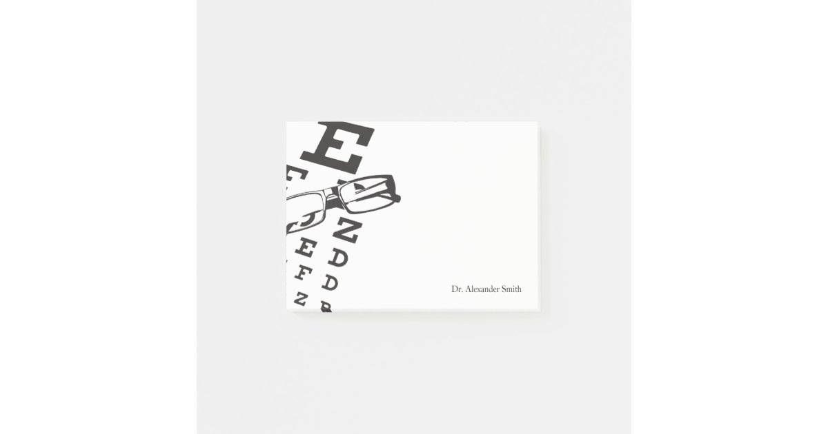 Optometrist ı Post it Note | Zazzle