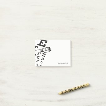 Optometrist ı Post it Note | Zazzle
