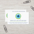Optometrist Ophthalmologist Eye Specialist Business Card | Zazzle