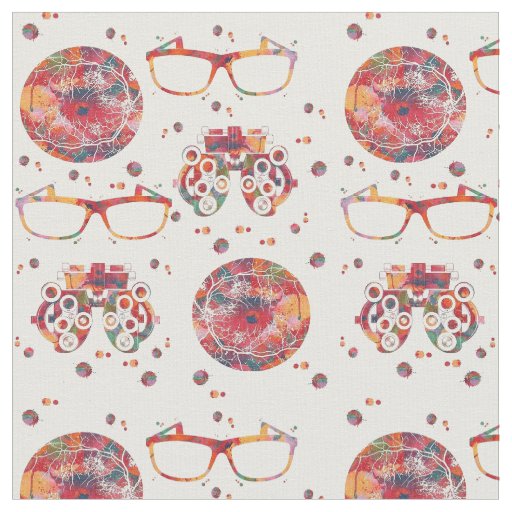 Optometry Fabric | Zazzle