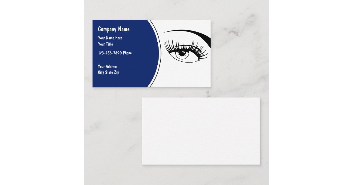 Optometry Medical Optical Business Cards | Zazzle