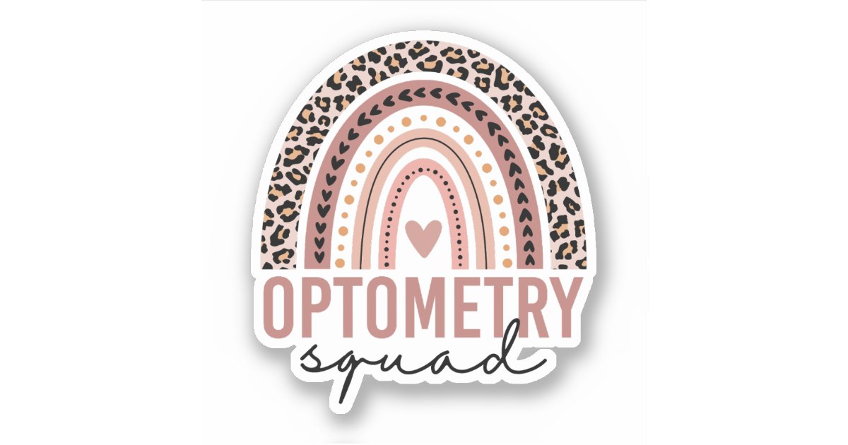 Optometry Squad, Optometry Assistant, Eye Doctor Sticker | Zazzle