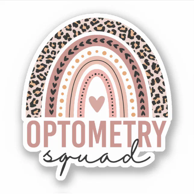 Optometry Squad, Optometry Assistant, Eye Doctor Sticker | Zazzle