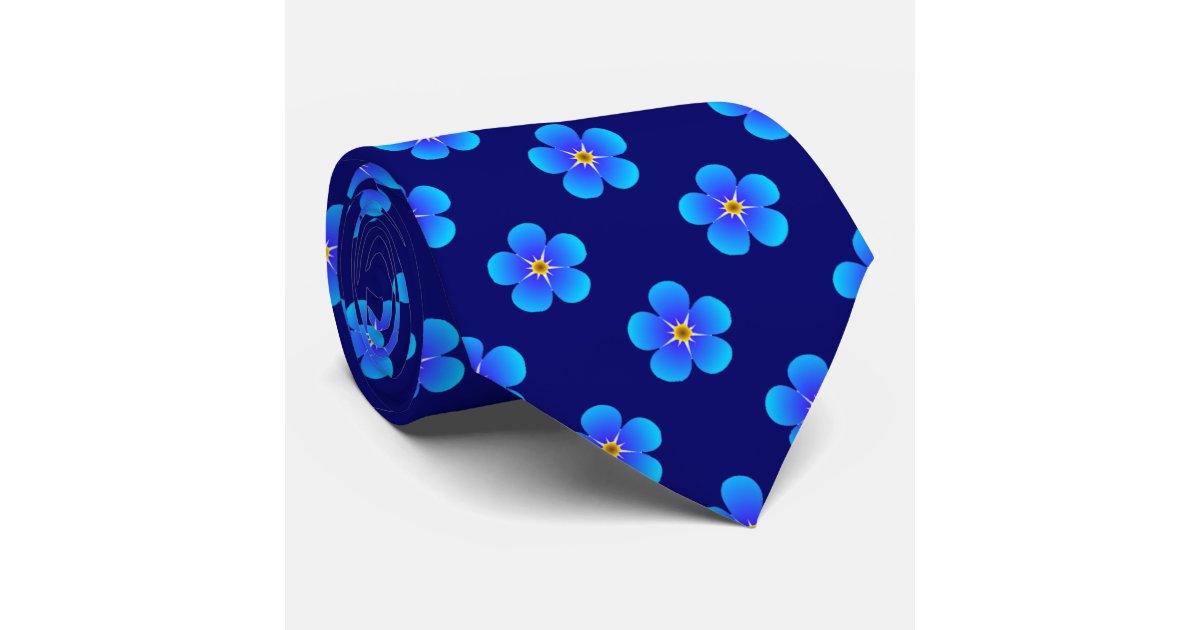 OPUS CHANGEABLE Forget Me Not Tie | Zazzle