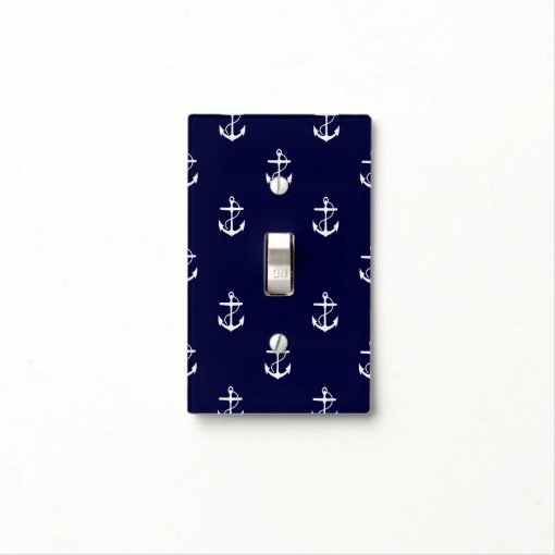Opus Posh Anchor Nautical Design Light Switch | Zazzle