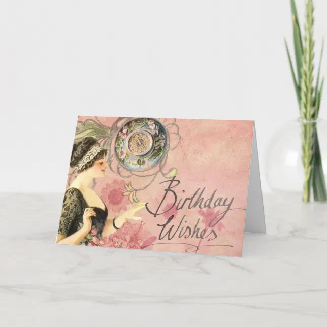 Opus Posh Lovely Lady Birthday Card | Zazzle