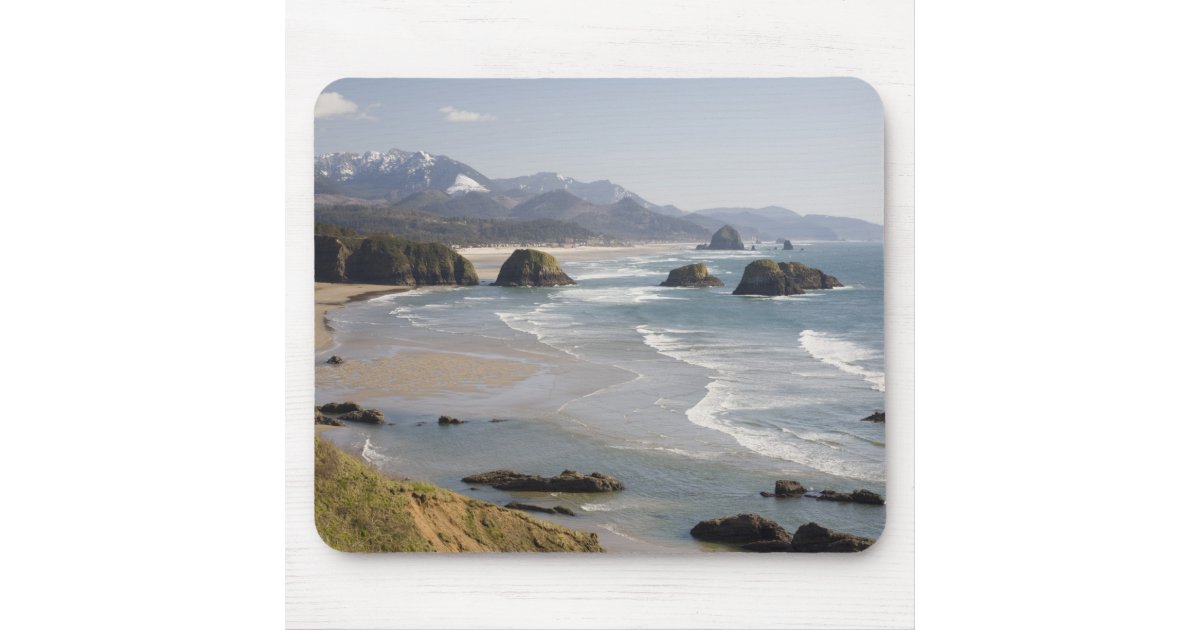 OR, Oregon Coast, Ecola State Park, Crescent Mouse Pad | Zazzle