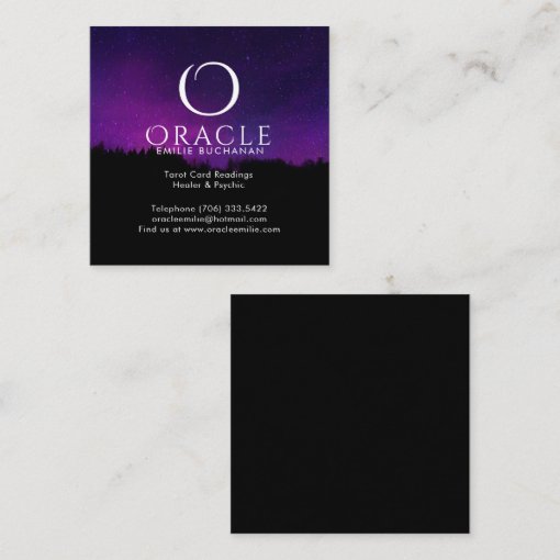 Oracle and Psychic Business Cards | Zazzle