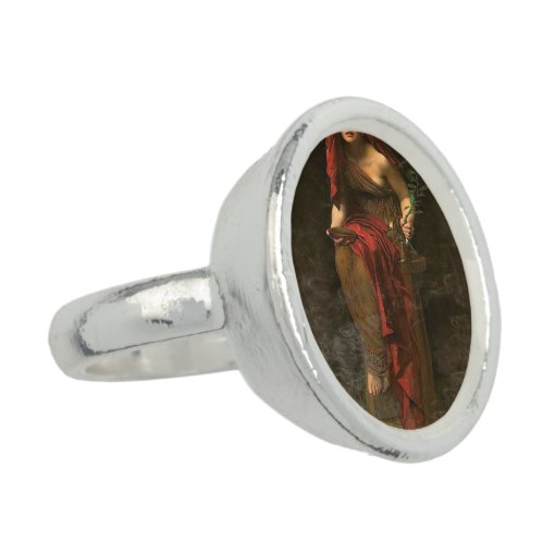 Oracle Priestess Of Delphi Pythia In High Priestes Ring | Zazzle