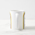 Orange and Yellow Abstract Rainbow Stripe Mug | Zazzle