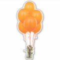 Orange Balloons Sticker | Zazzle