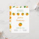 Orange Birthday Invitation | Zazzle