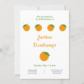 Orange Birthday Invitation | Zazzle