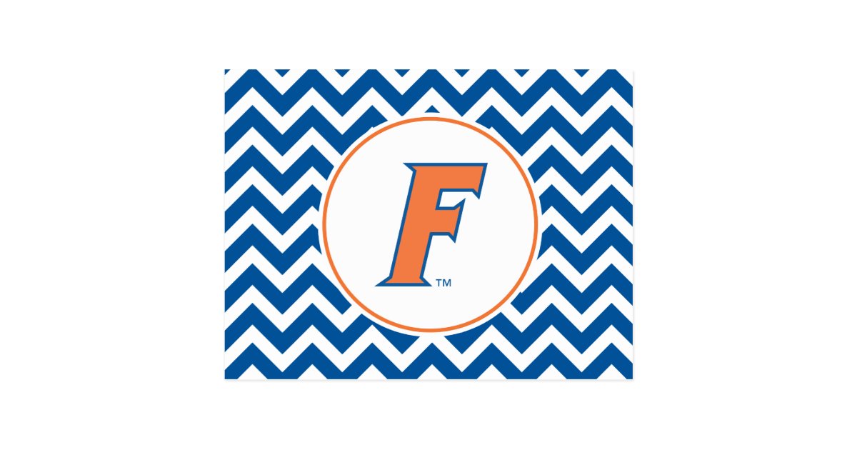 Orange & Blue Florida F Logo Postcard | Zazzle.com