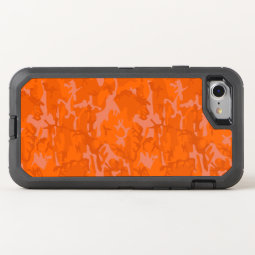 Orange Camo Otterbox iPhone Case | Zazzle