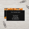 Orange Camouflage, Military, Army Business Card | Zazzle