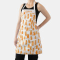 Orange Cat Personalized Apron | Zazzle