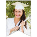 Orange Class of 2024 Graduate Photo Graduation Bunting Flags | Zazzle