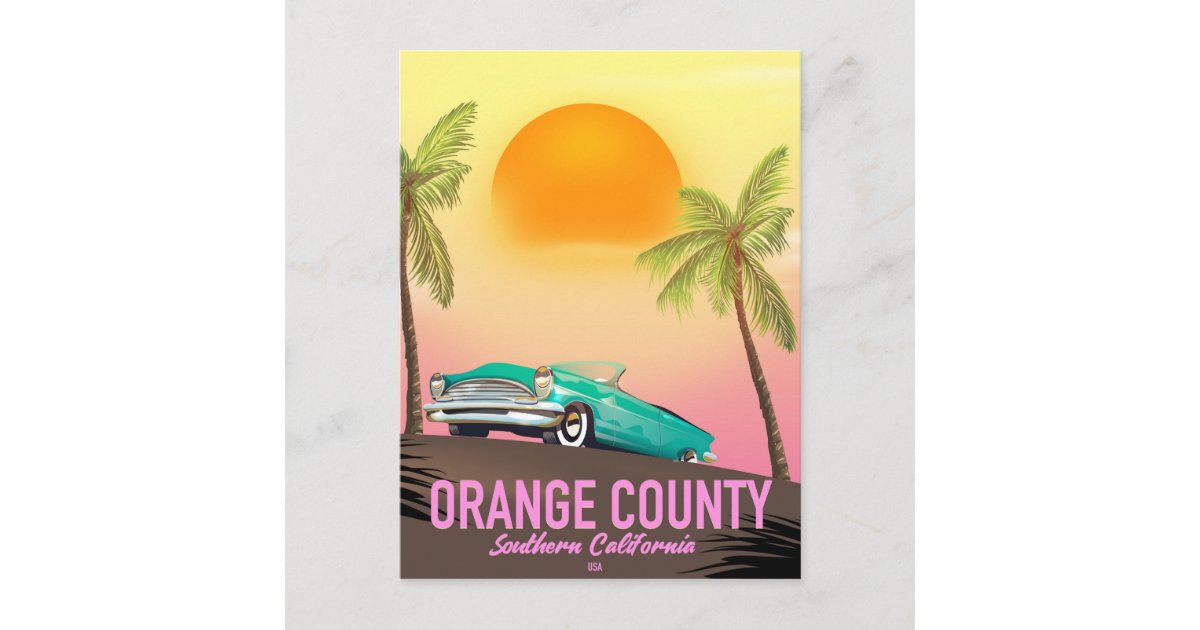 orange county California USA Postcard | Zazzle