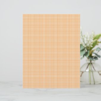 Orange fabric scrapbook paper design | Zazzle