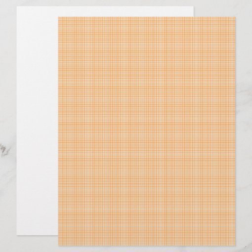 Orange fabric scrapbook paper design | Zazzle