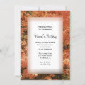 Orange Fall Leaves Birthday Party Invitation | Zazzle