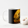 Orange Full Moon Black Raven Halloween Specter Coffee Mug | Zazzle