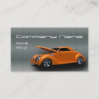 Mechanic Automotive Orange Car Fast Speed Business Card | Zazzle.com