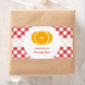 Orange Jam Label | Zazzle