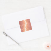 Orange Lightning Strike - Sticker | Zazzle