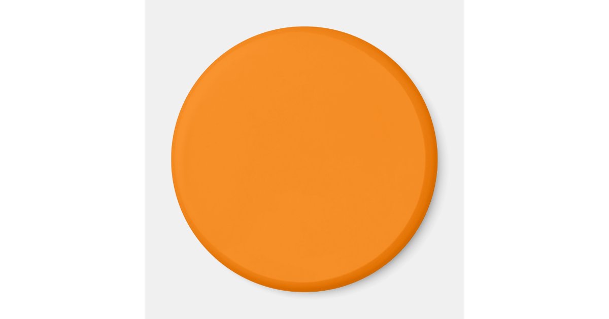 Orange Magnet | Zazzle