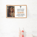 Orange Medical School Photo Graduation Party Banner | Zazzle