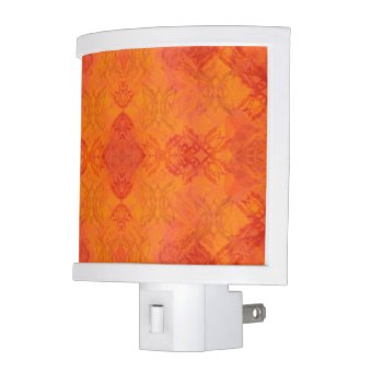orange night light | Zazzle
