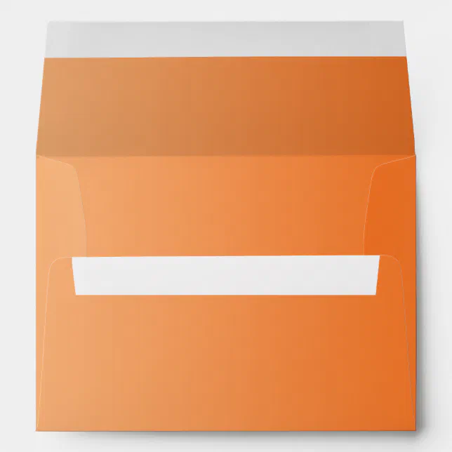 Orange Ombre Envelope | Zazzle